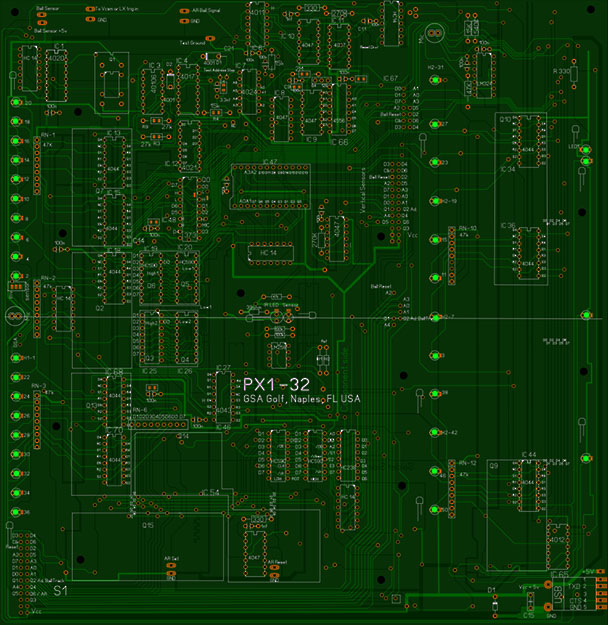 GSA Advanced Golf Simulators: Circuit boards