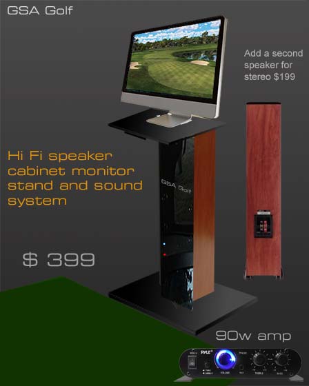 GSA Advanced Golf Simulators: Golf Simulator Projectors and PCs