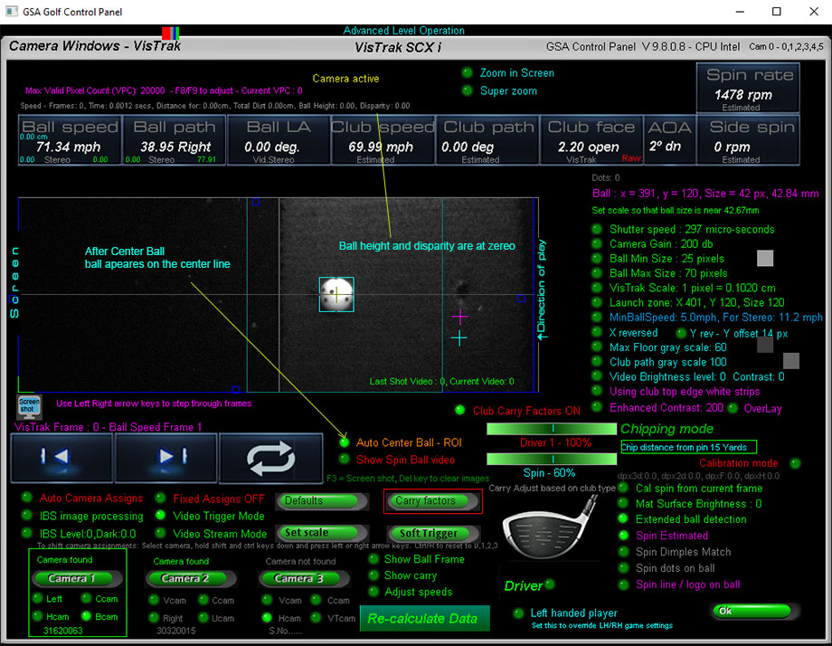 VisTrak SCX Installation